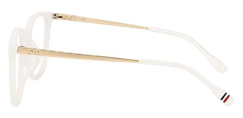 Jade Square Prescription Glasses White Womens Eyeglasses Payne
