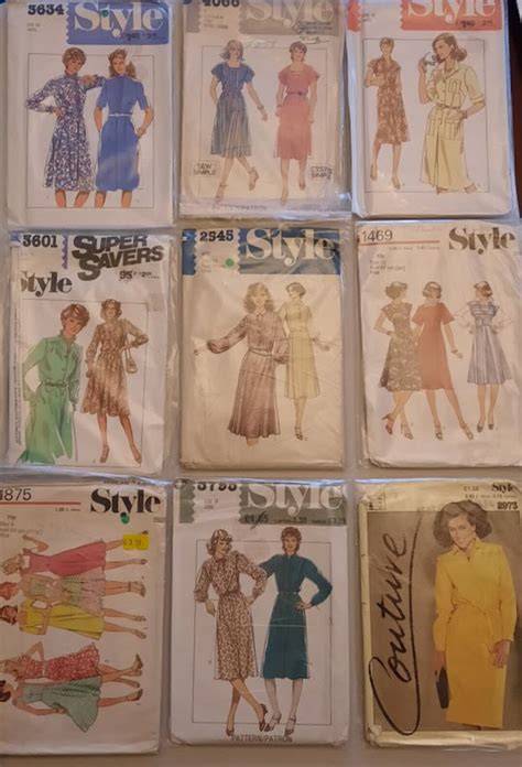 Vintage Style Dress Sewing Patterns Etsy