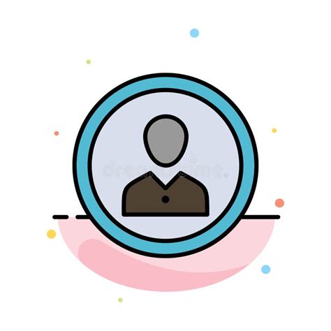 Avatar Humano Hombre Gente Persona Perfil Icono Plano Del Color