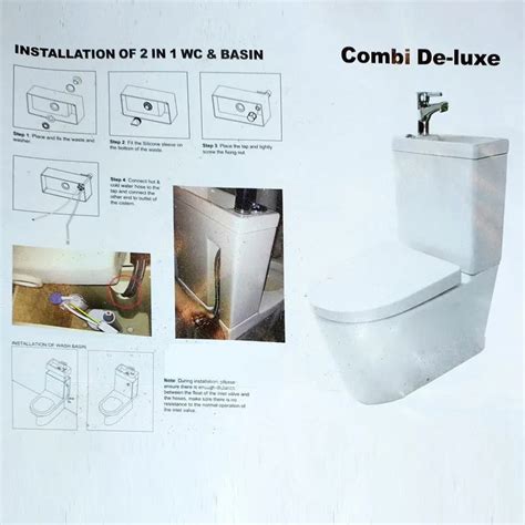 Basin In Wc Combined Dual Flush Tank Lave Main Toilet Smart Cistern Coupled Closet Hand Washing