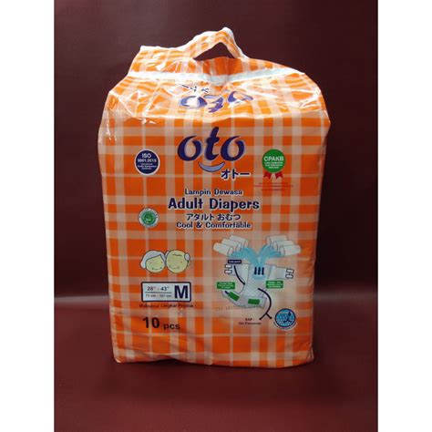 Jual Popok Dewasa Oto Popok Model Perekat Diapers Shopee Indonesia