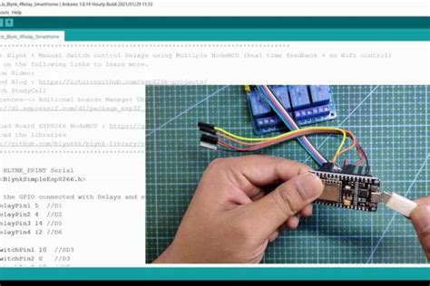 Smart Home With Multiple NodeMCU ESP Network With Blynk