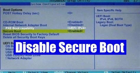configuring secure boot