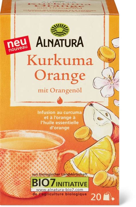 ALNATURA TEE KURKUMA ORANGENÖL