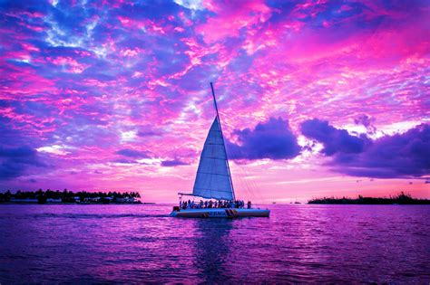 Sailing Sunset Wallpapers 4k Hd Backgrounds On Wallpaperbat