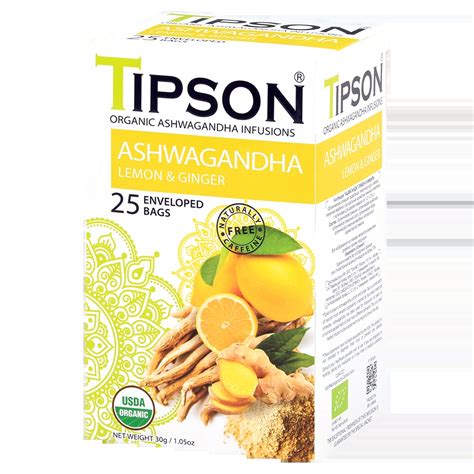 Tipson Biljni čaj Tipson Organic Ashwagandha Lemonandginger Basilur Tea Croatia