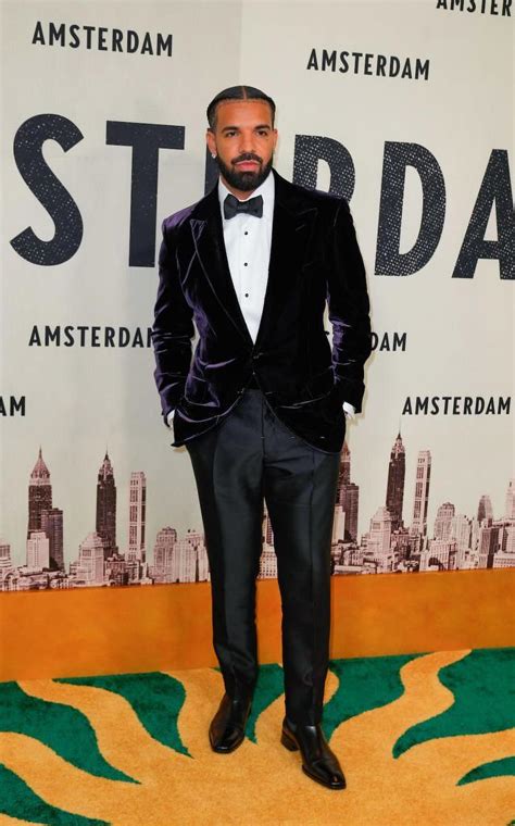 Drake In Velvet Jacket At ‘amsterdam World Premiere In Nyc