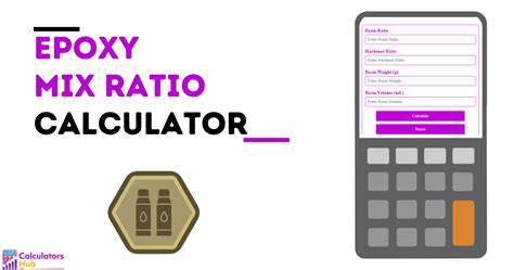 Epoxy Mix Ratio Calculator