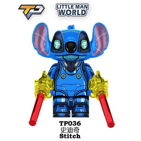 Cartoon Lilo And Stitch Robot Stitch Tp036 Minifigures Brixtoy