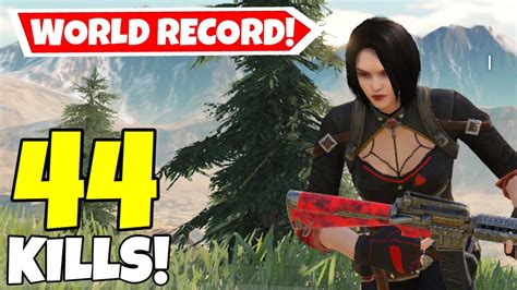 NEW WORLD RECORD 44 KILLS SOLO VS SQUAD IN CALL OF DUTY MOBILE BATTLE