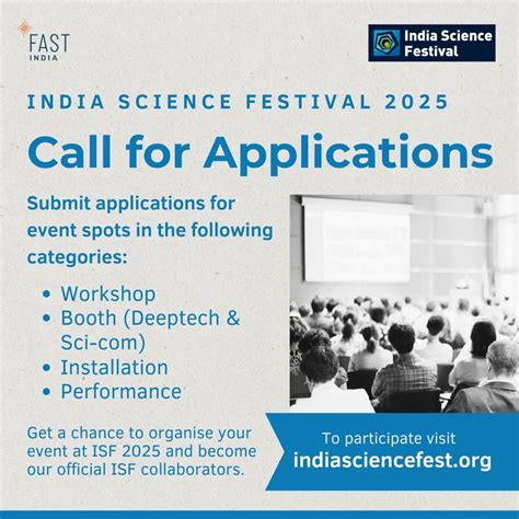 India Science Festival On Linkedin India Science Festival Isf 2025