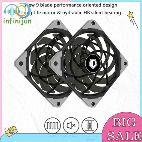 Jual Id Kipas Pendingin 120mm Pwm Silent Untuk Casing Pc Kab Bogor