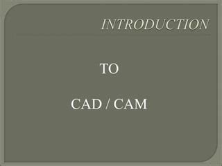 Cad Lecture 1 PPT