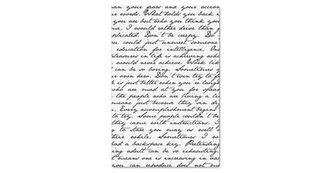 Script Handwriting Tissue Paper Zazzle