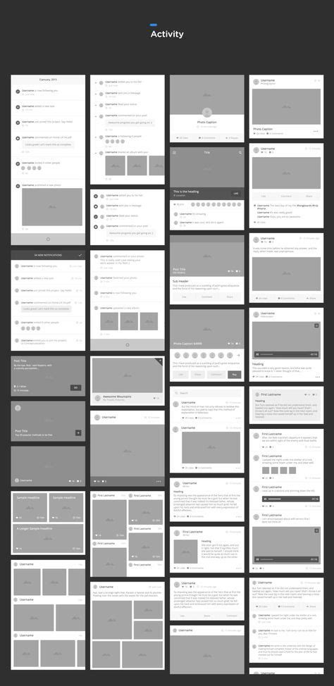 Ux Framework Wireframe Kits Wireframe Design Interactive Design
