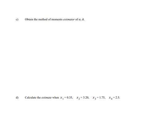 Solved Exercise 1 Let X1 X2 X Be A Random Sample Of Chegg Com