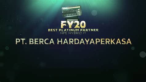 Borong 3 Penghargaan Sekaligus Pt Berca Hardayaperkasa Dinobatkan Sebagai Best Partner Hpe