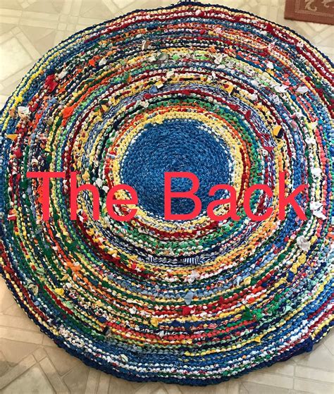 Fruit Loop Colorful Handmade Rag Rug Etsy Uk