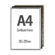 Acrylic Photo Frames Certificate Stands By V Display