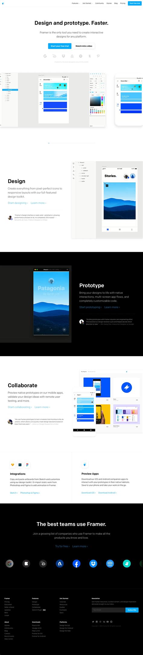 Framer Website Design Lapa Ninja