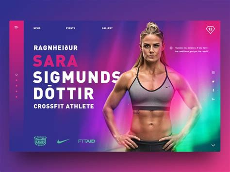 Athlete Profile Sara Sigmundsdóttir Fat loss workout Training program workout routines