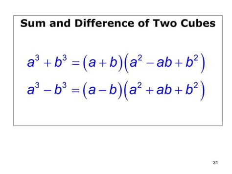 Complete Factoring Rules In Grade 8 Math Ppt