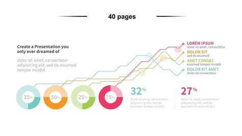 Graphic Of Line Graph With Arrows Going Up And Down Google Slide Theme