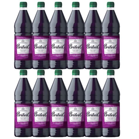 britvic blackcurrant cordial case 12x1ltr