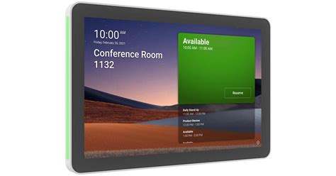 Logitech Tap Scheduler Lcd Scheduling Display White 952000094