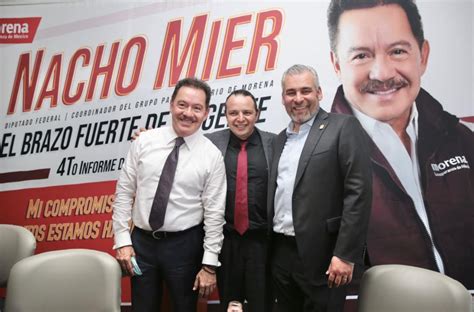 Asiste Ramírez Bedolla a informe legislativo de Ignacio Mier en Puebla