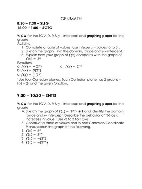Activity Genmath Pdf