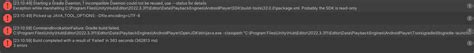 Problem Android Build Runity
