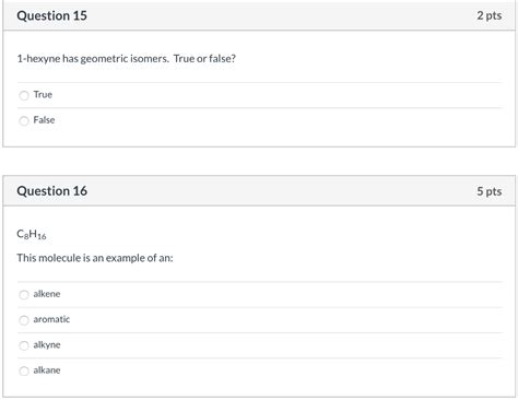 solved question 11 5 pts identify the functional group s in