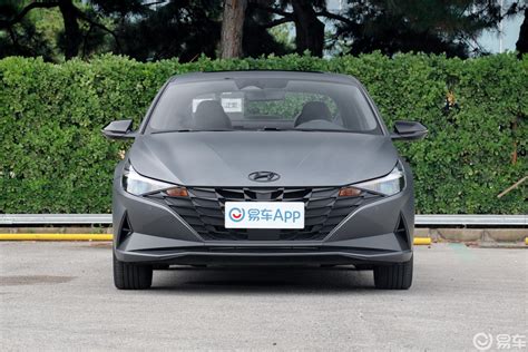 【伊兰特15l Cvt20周年纪念版正前水平图片 汽车图片大全】 易车