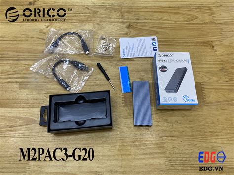 BOX SSD M2 NVME sang USB-C Orico M2PAC3-G20 – EDG.VN