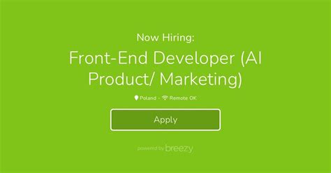 Front End Developer Ai Product Marketing At Social Discovery Group