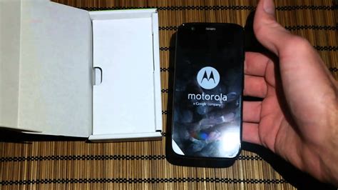 Motorola Moto G Unboxing Youtube