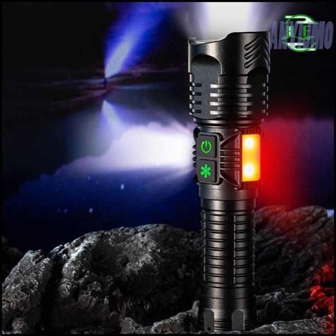 Фонарь LED светодиодный для охоты и рыбалки ручной аккумуляторный с ...