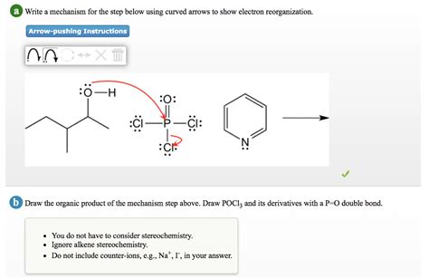 Solved Write A Mechanism For The Step Below Using Curved Chegg