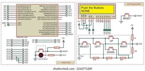 vector diagram electronic device on arduino stock vector royalty free