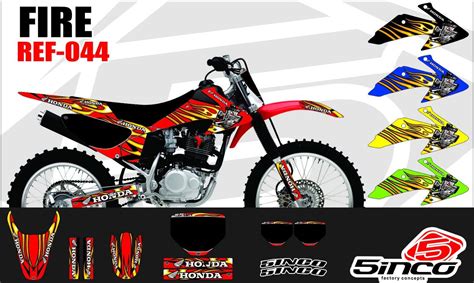 Kit Gráfico Crf230 2015 Cinco Personalizado Veja Abaixo R 35900 Em