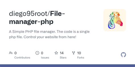 Github Diego95rootfile Manager Php A Simple Php File Manager The