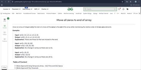 Gfg160 Geekstreak2025 Geeksforgeeks 160daysofcode Problemsolving