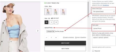 How To Add Product Custom Option Adorn Themes