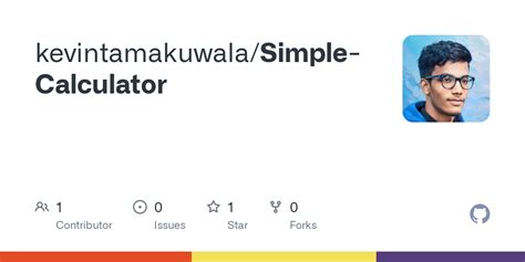 GitHub Kevintamakuwala Simple Calculator
