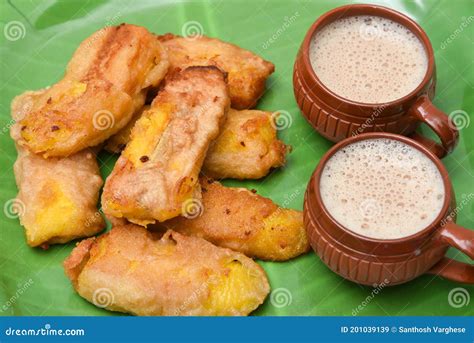 Banana Fry Pazham Pori Traditional Kerala Snack Stock Image Image Of