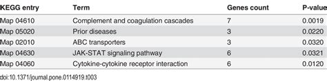Pathways Identified By The Database For Annotation Visualization And