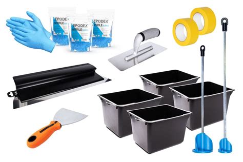 Accessories Kit For Microcement Floors 15 Items Epodex United Kingdom