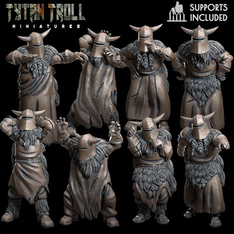 Monty Python Inspired Stl Release Tytantroll Miniatures R3dmodeling