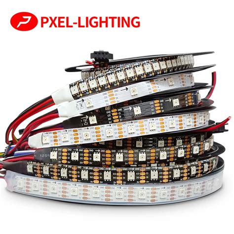 SK9822 RGB Led Strip Light Similar APA102 1m 5m 30 60 144 LED DATA And